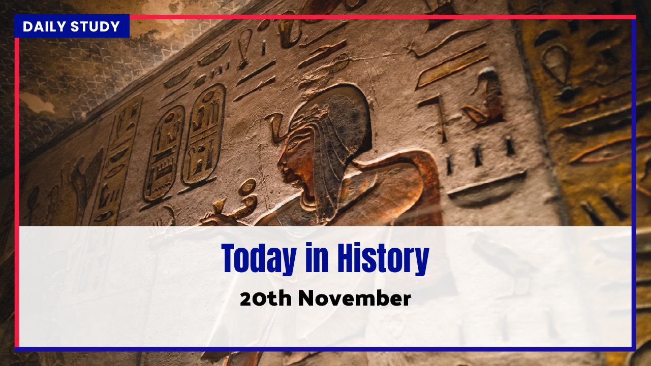 20 November - Top events of this Day in History