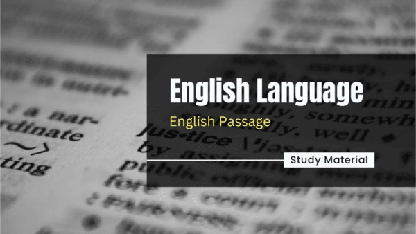 English Passage - Complete Guide with Solved Examples