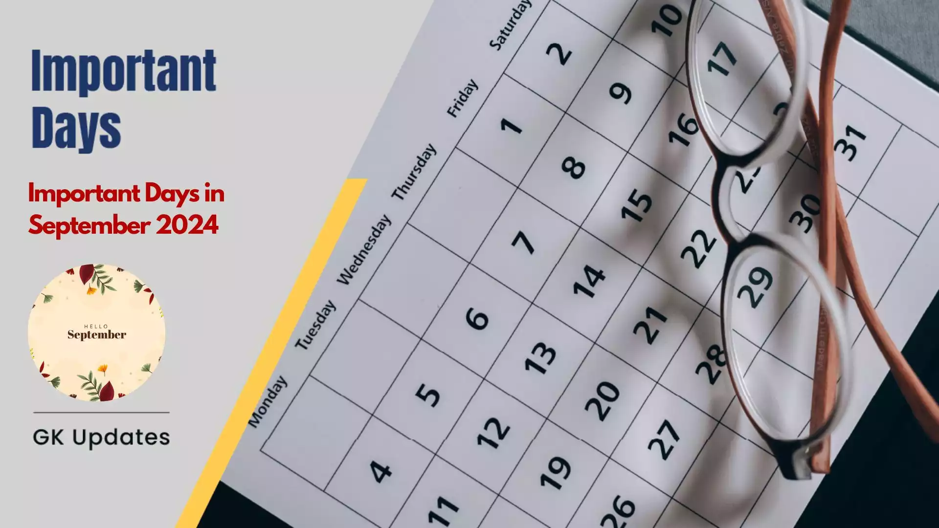 important days in september