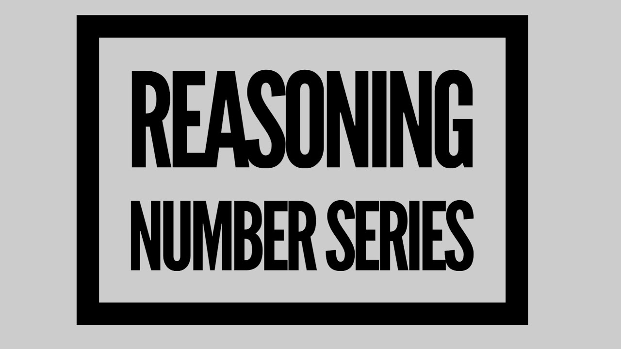 Number Series Reasoning