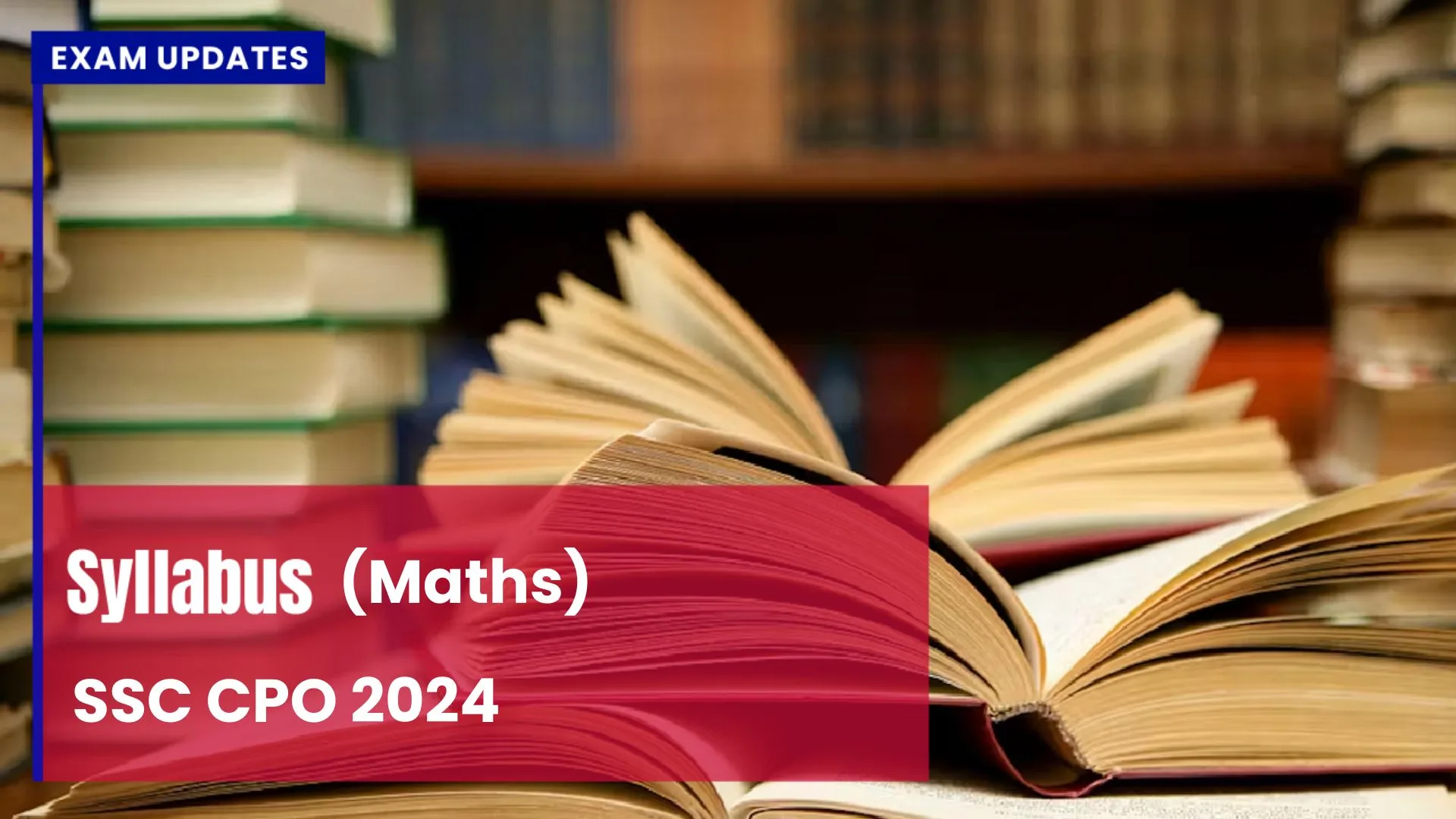 Math Syllabus for SSC CPO - Topic wise weightages