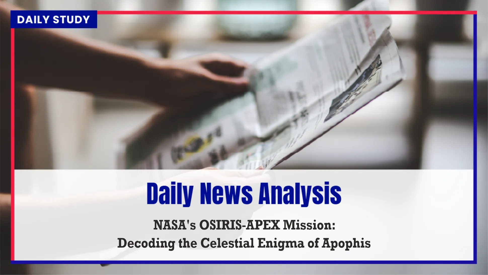 NASA's OSIRIS-APEX Mission: Decoding the Celestial Enigma of Apophis