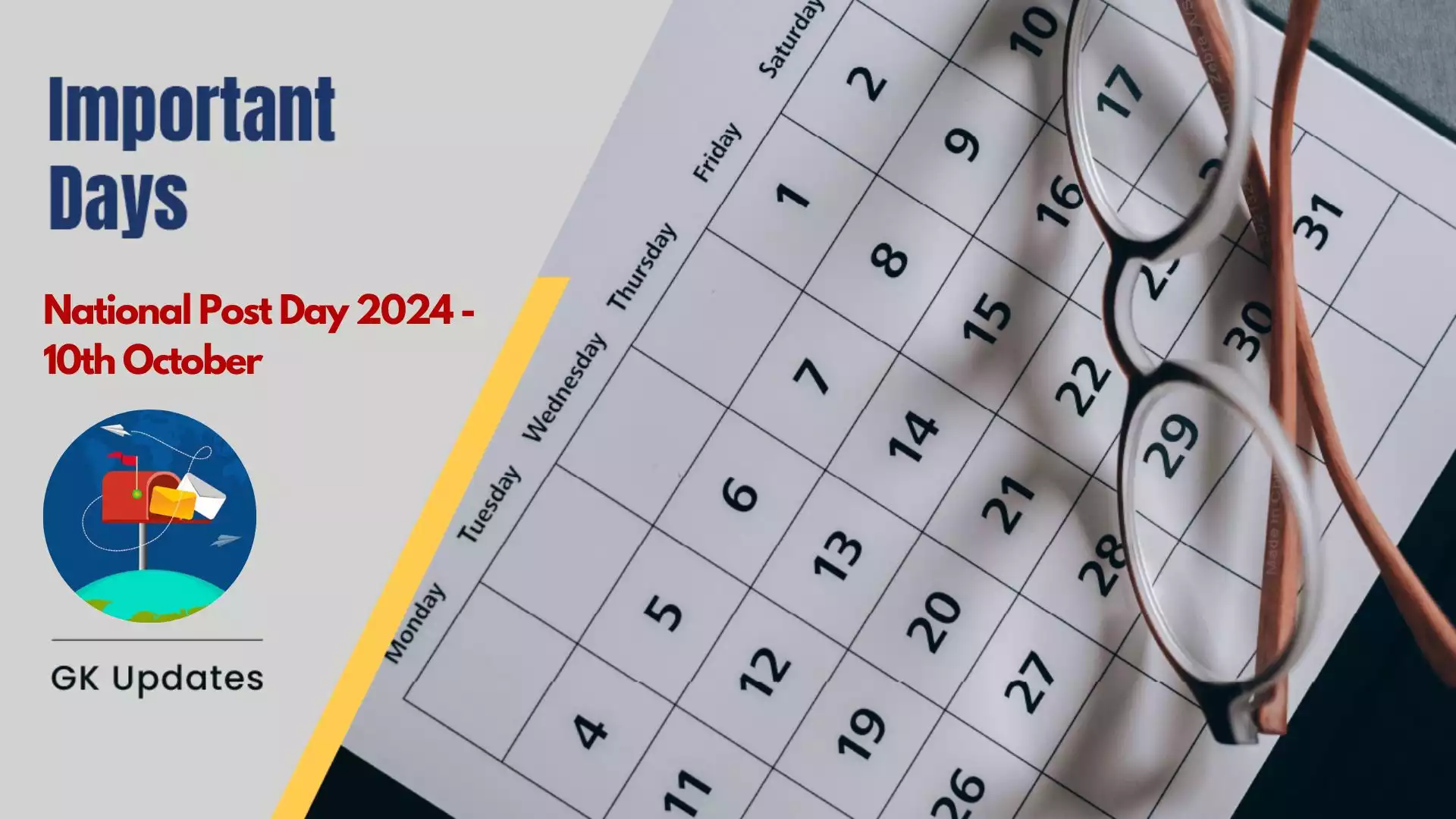 National Post Day - October 10th, 2024