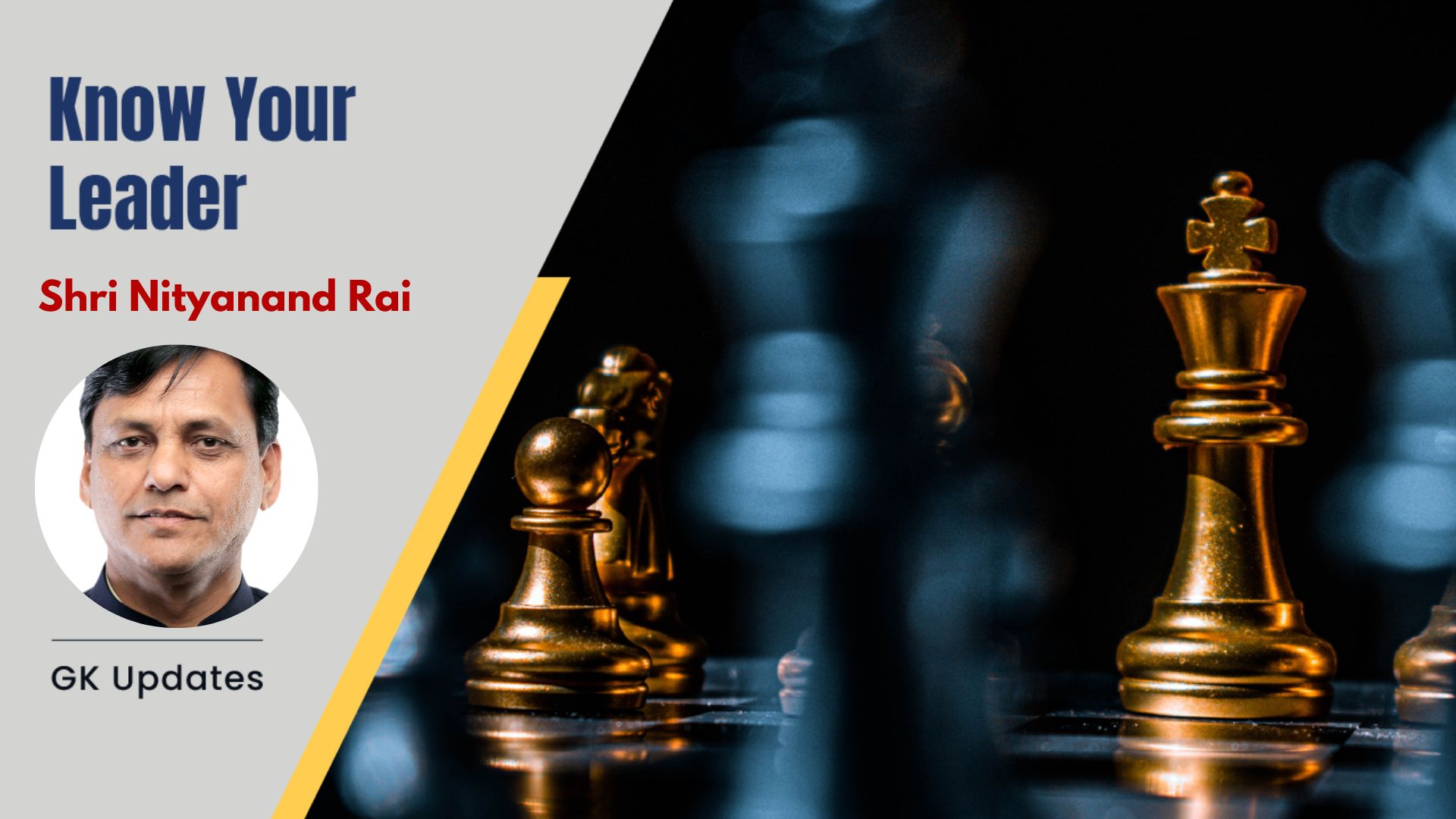 Shri Nithyanand Rai: Paving Paths in Indian Politics