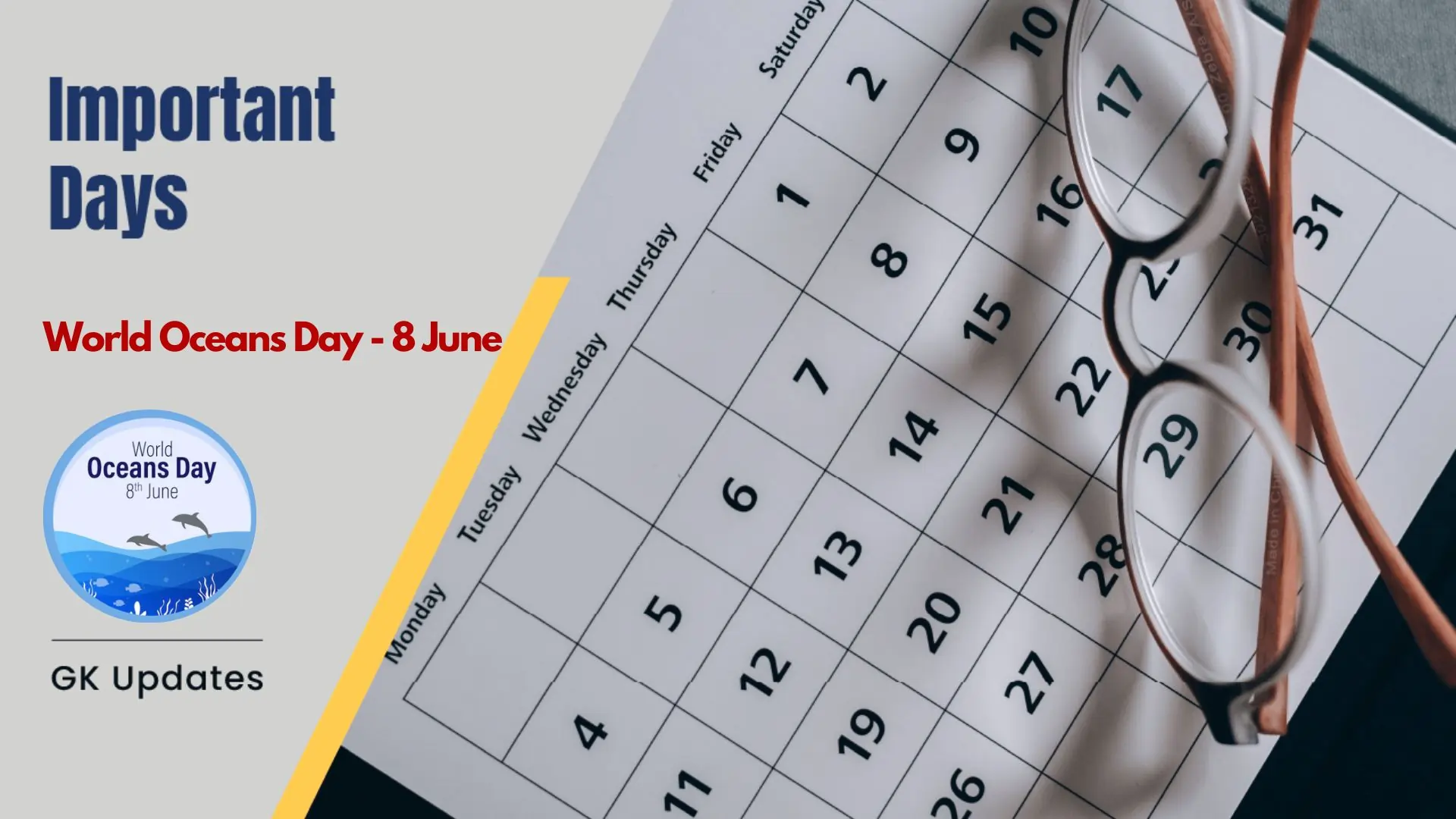 World Oceans Day: Celebrating Our Blue Planet - 8th June