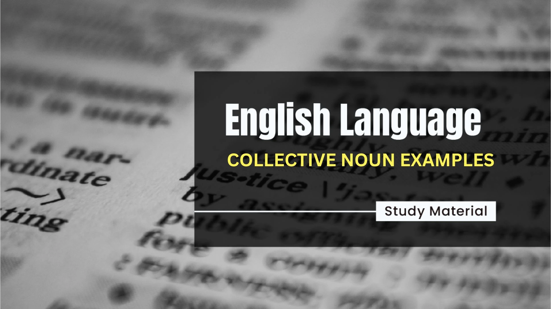 Collective Noun Examples - List of 50 Collective Nouns with meanings ...