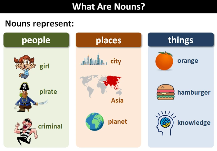 Noun - Definition, Types, Functions and Rules with Examples